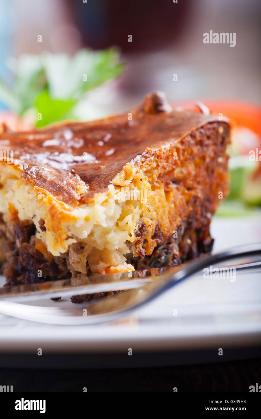 closeup of a shepperds pie Stock Photo - Alamy