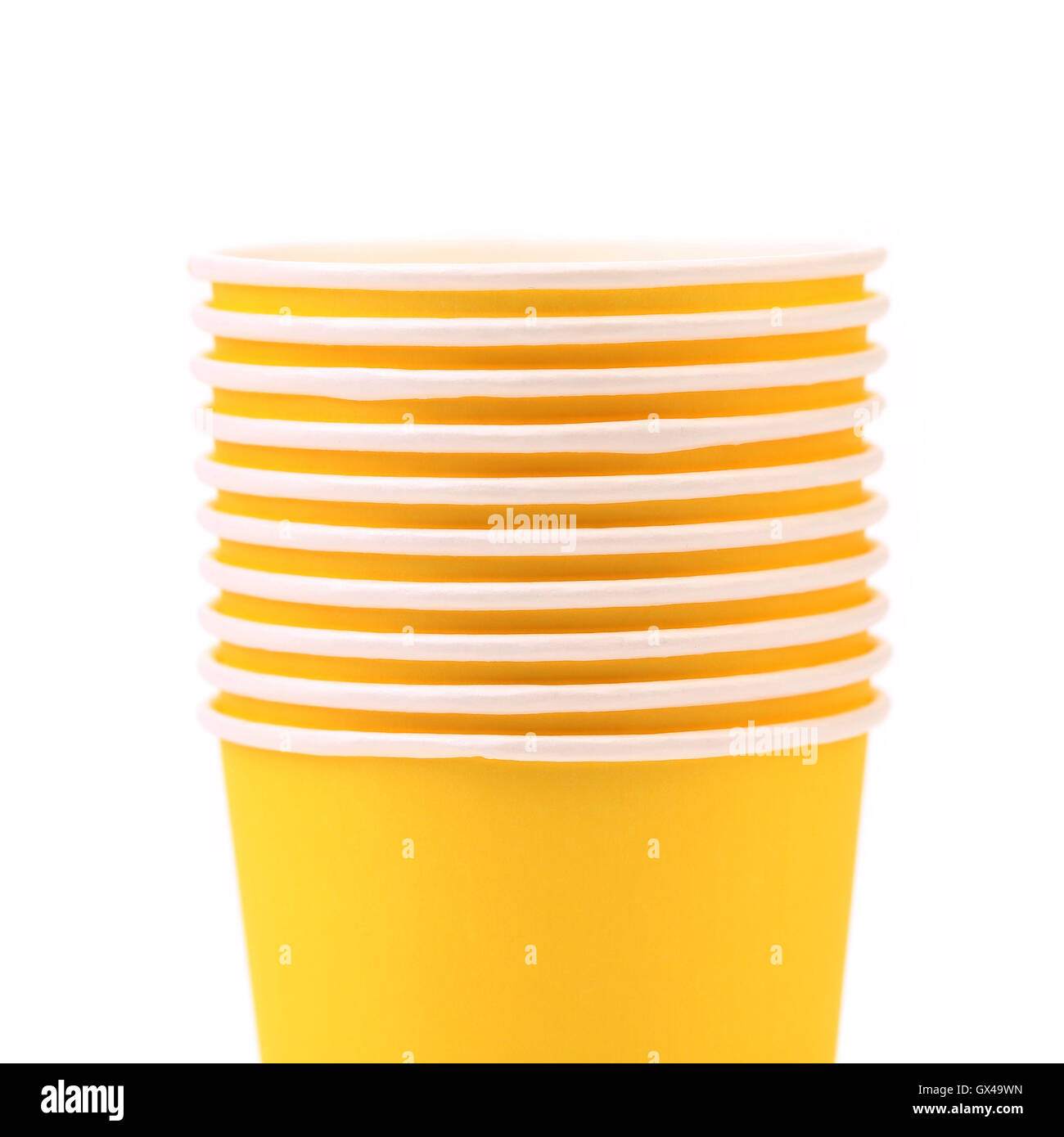 Pile of colorful paper coffee cup hi-res stock photography and images ...