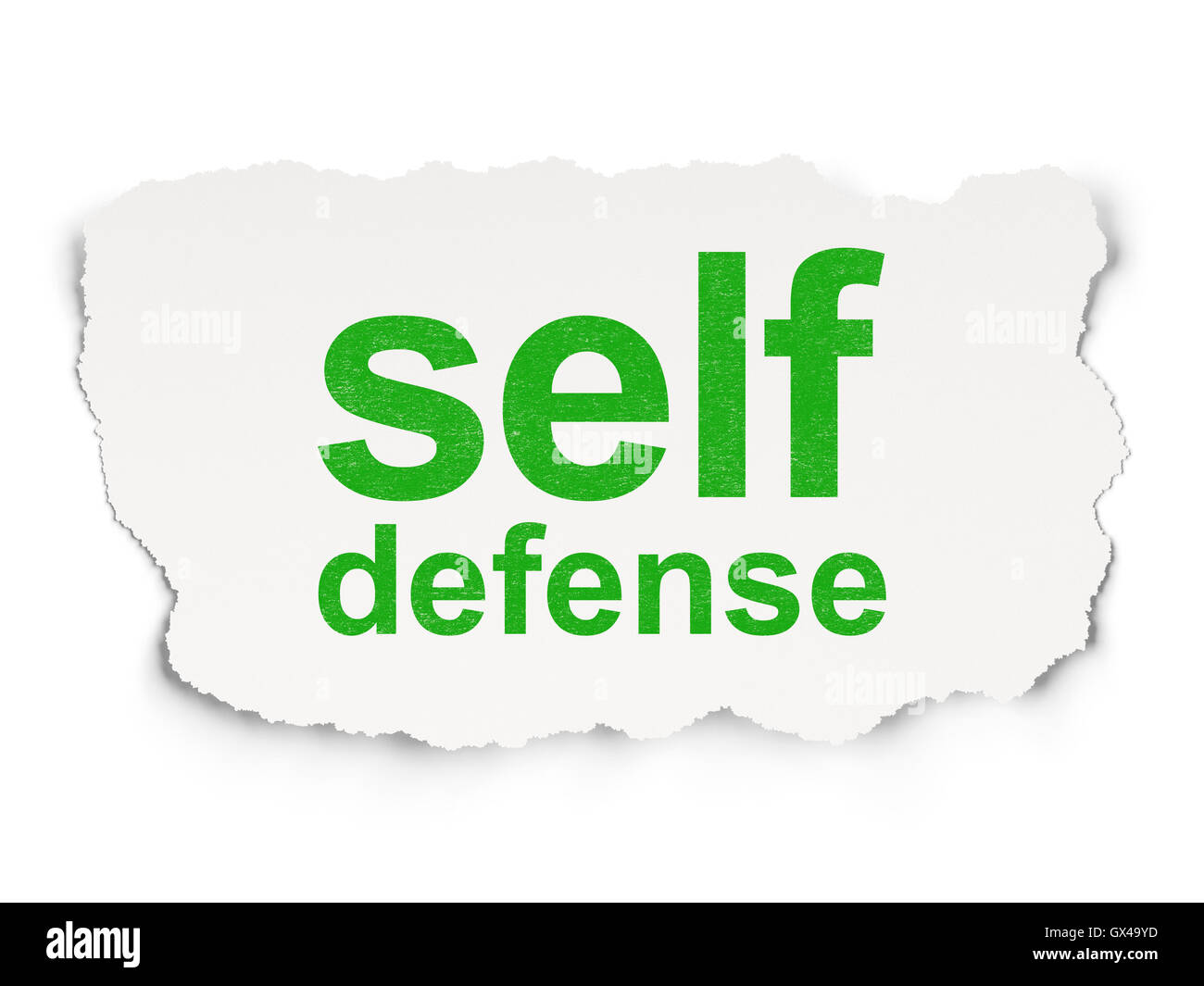 Safety concept: Self Defense on Paper background Stock Photo - Alamy