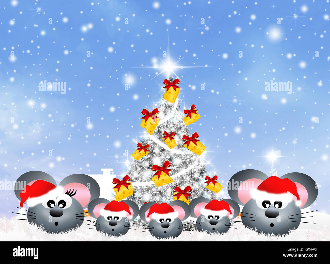 family of mice Stock Photo - Alamy