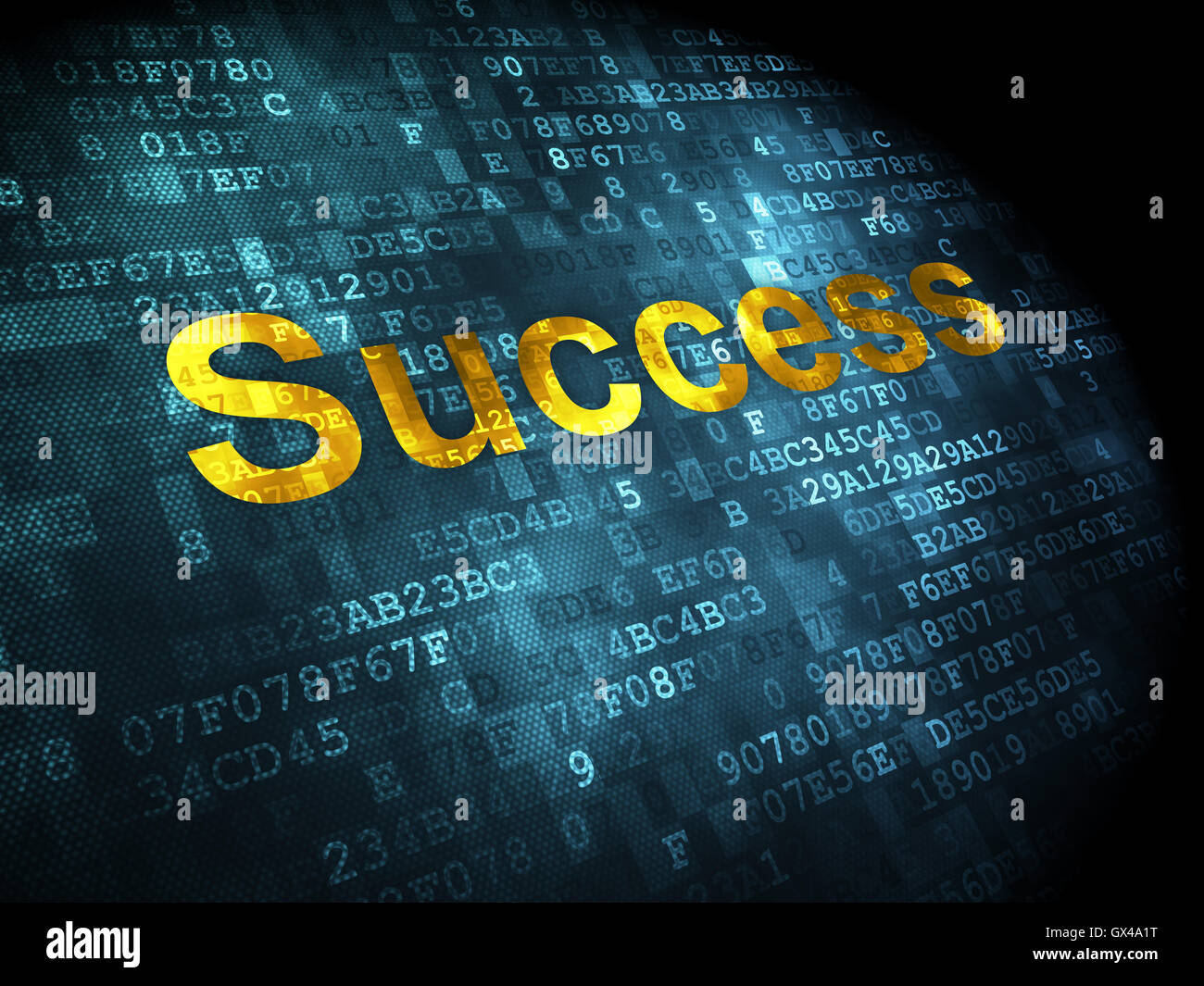 Finance concept: Success on digital background Stock Photo - Alamy