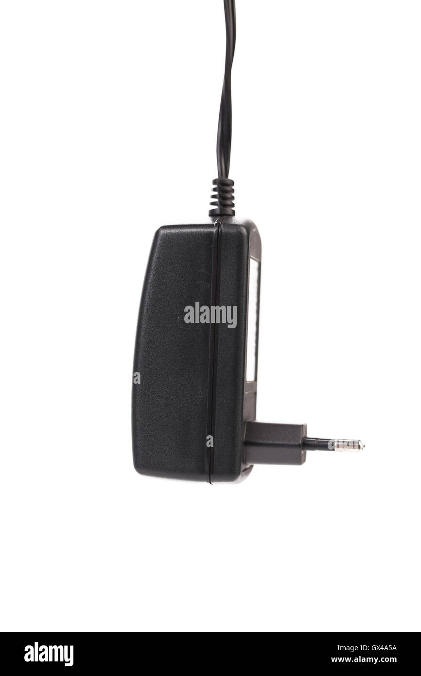 Electric power adapter. Close up Stock Photo - Alamy