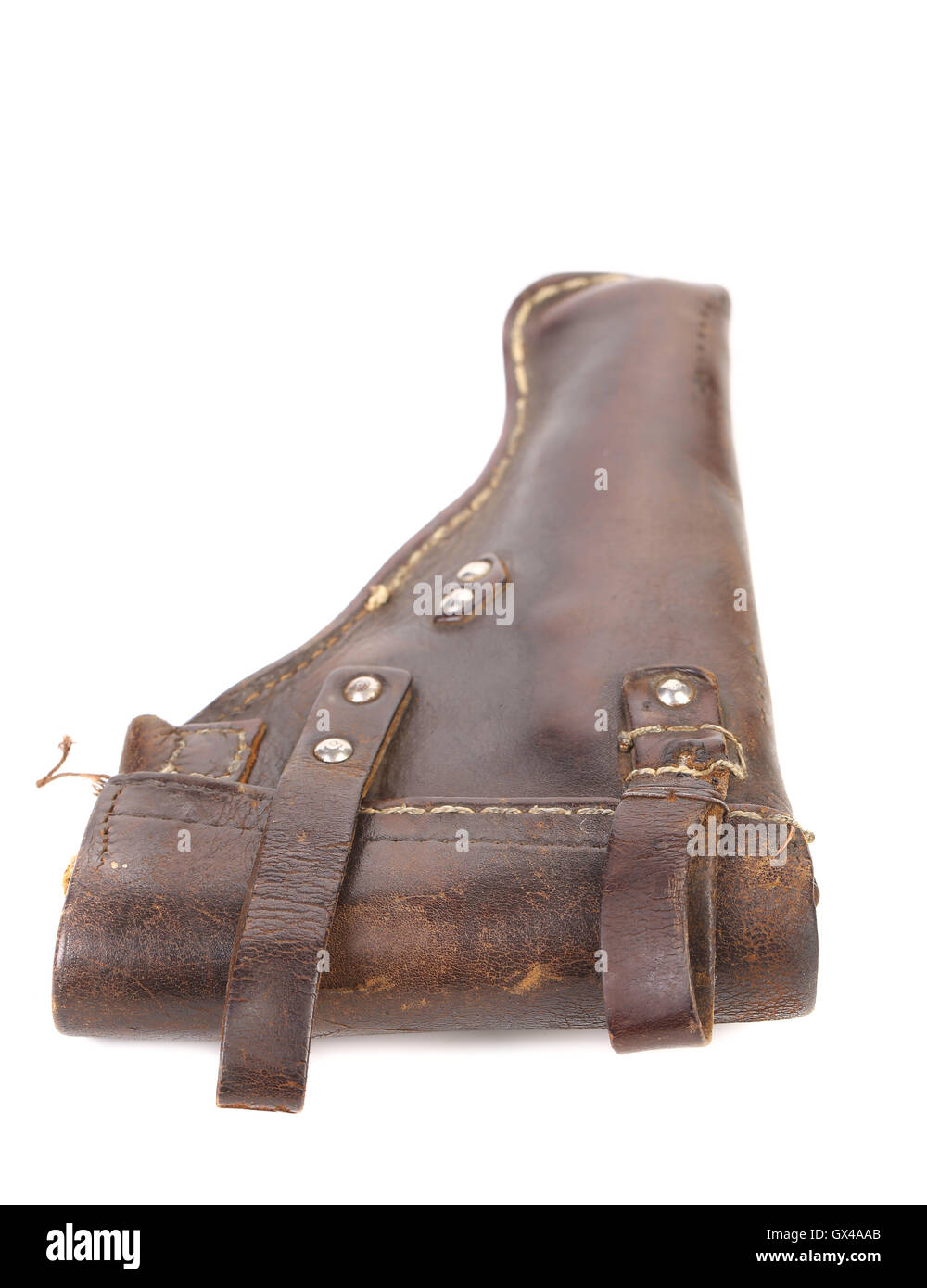 Old brown holster Stock Photo - Alamy