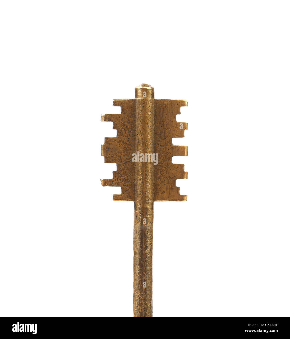 Head of bronze key Stock Photo - Alamy