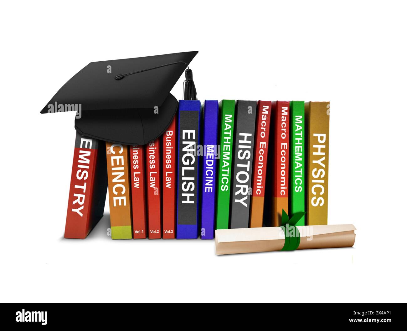 University degree scroll hi-res stock photography and images - Alamy