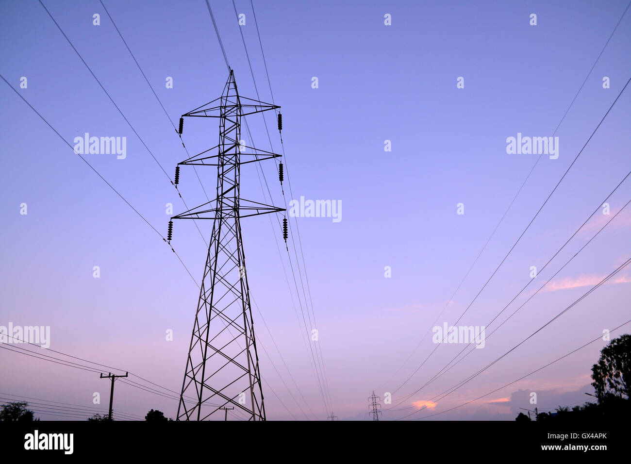 Post of electricity hi-res stock photography and images - Alamy