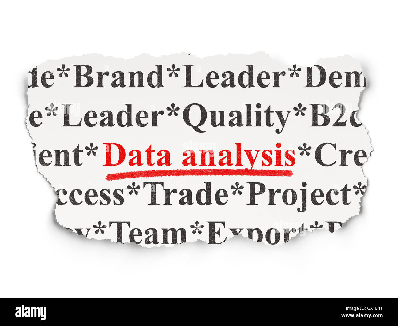 Data analysis information paper hi-res stock photography and images - Alamy