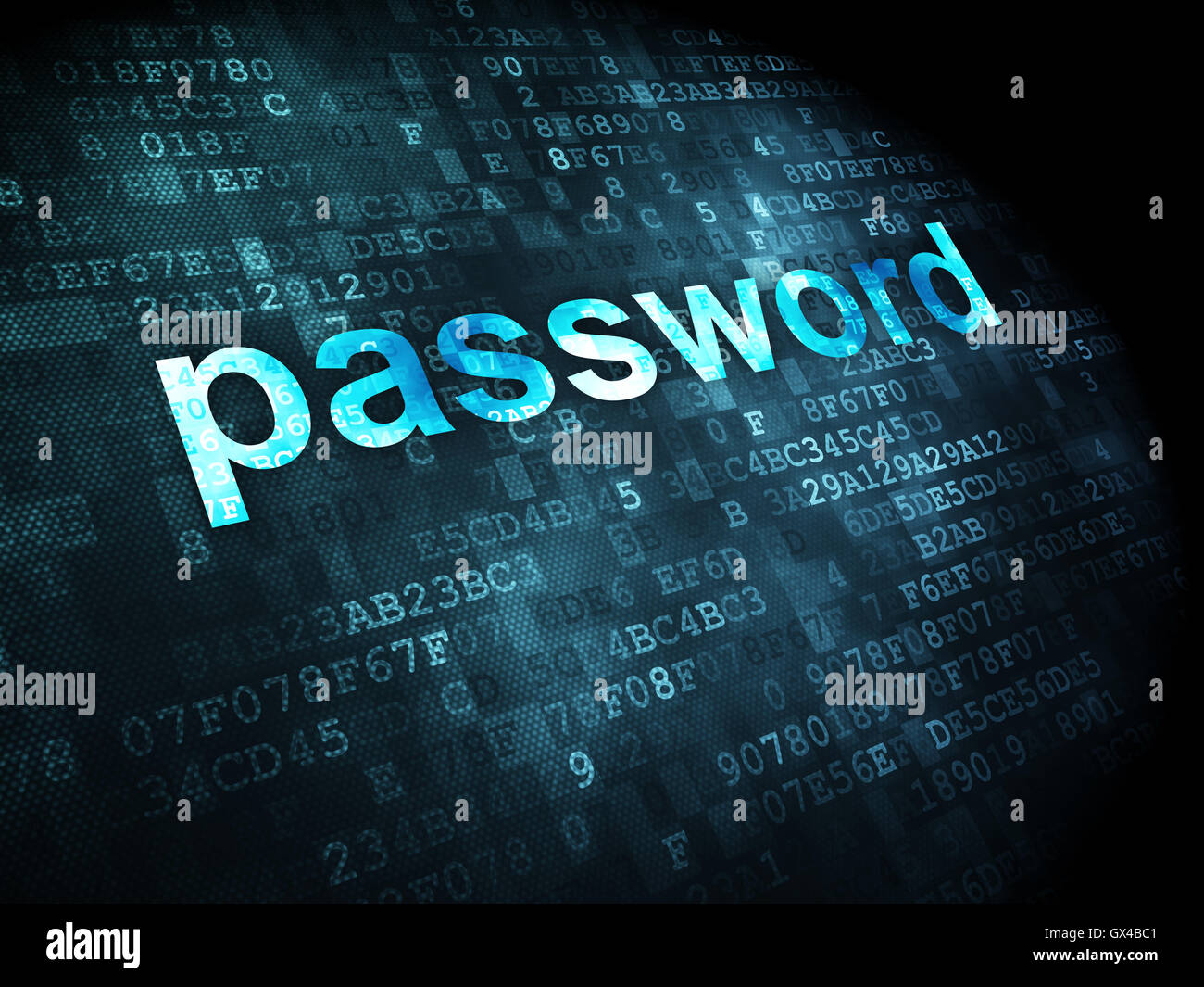 Security concept: Password on digital background Stock Photo - Alamy