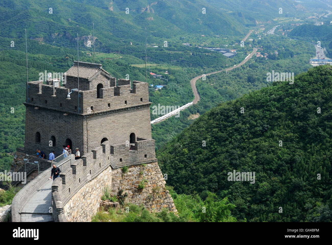 watch tower of great wall of china near beijing,china Stock Photo - Alamy
