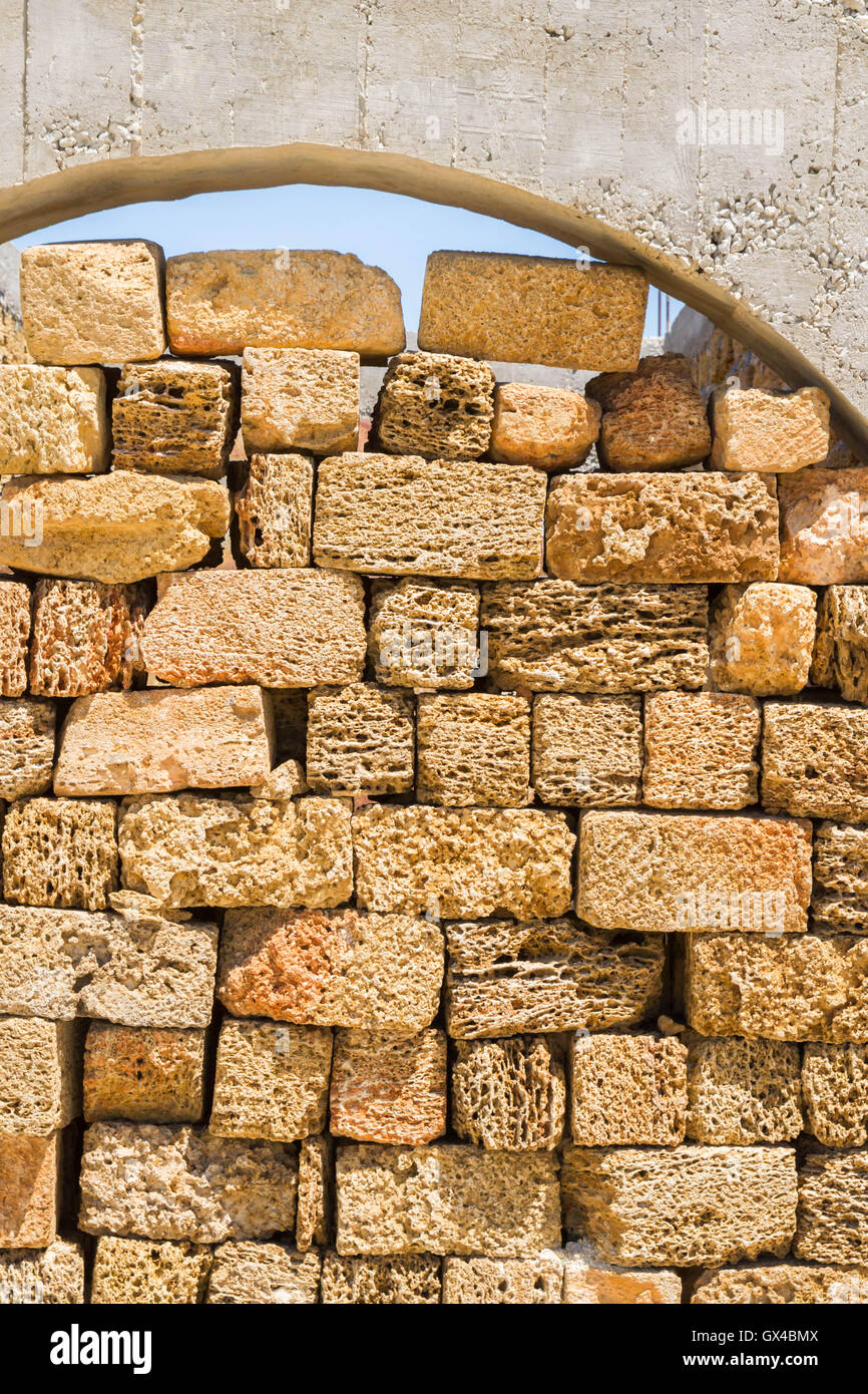 Natural material for the construction of coquina Stock Photo - Alamy