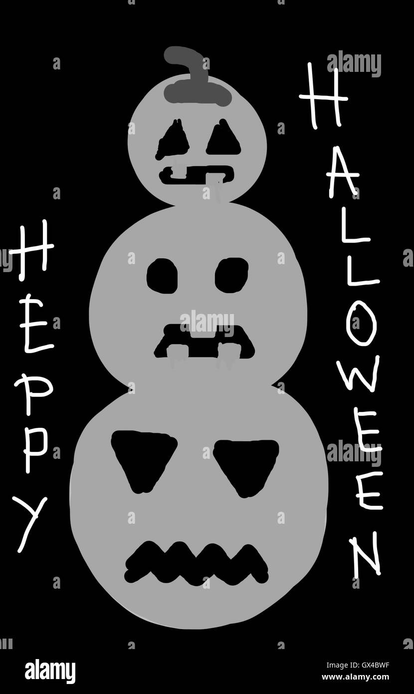 Children pumpkin halloween Black and White Stock Photos & Images - Alamy