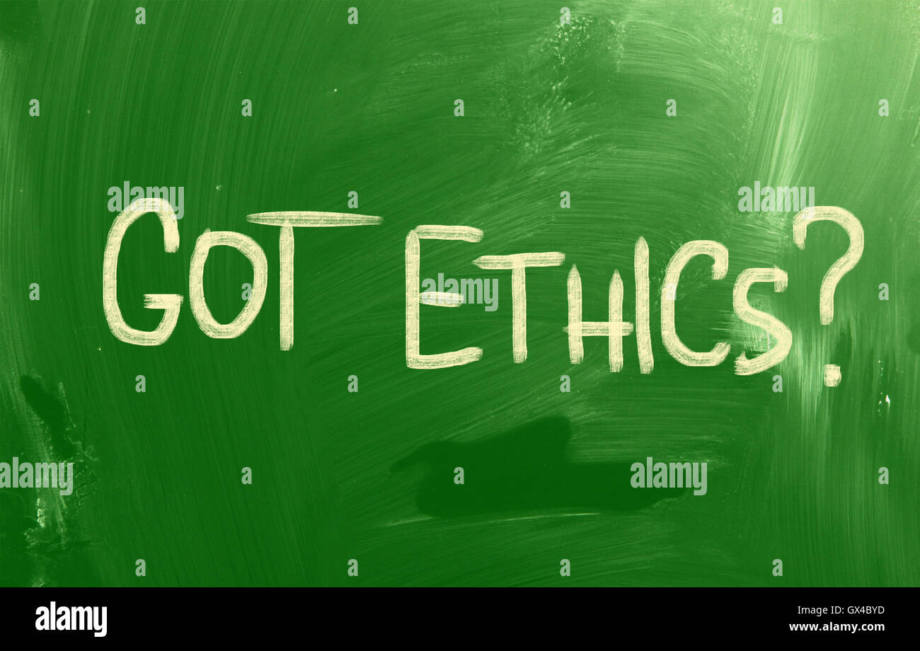 Code Of Ethics Concept Stock Photo - Alamy