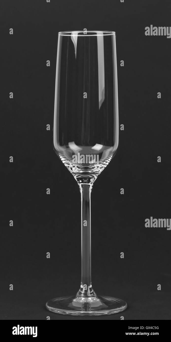 empty champagne glass Stock Photo - Alamy