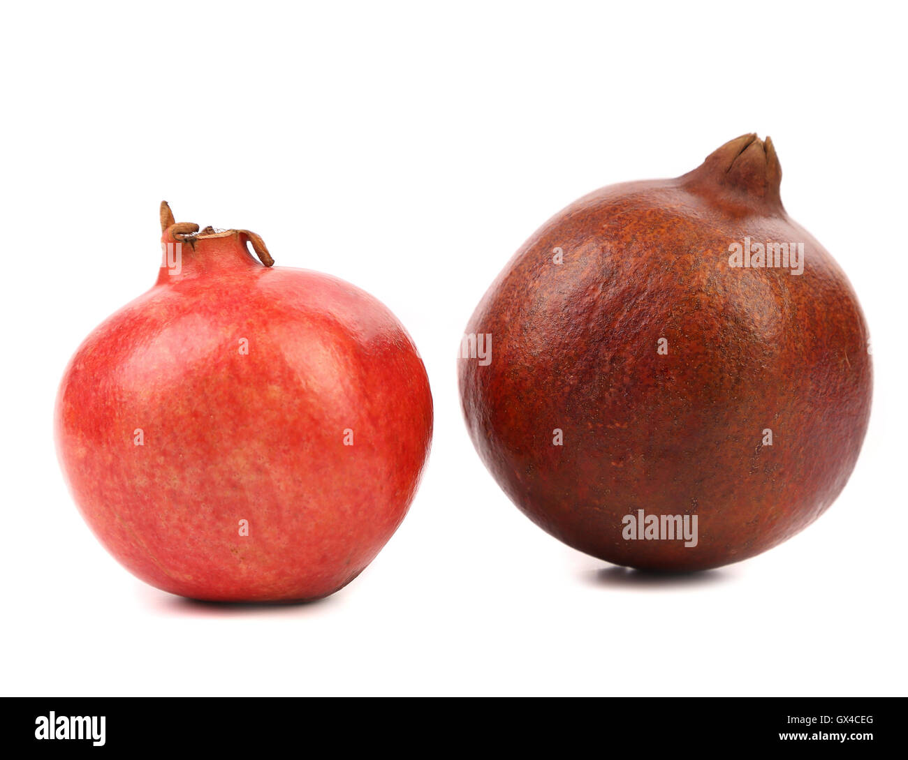 Two different pomegranates Stock Photo - Alamy
