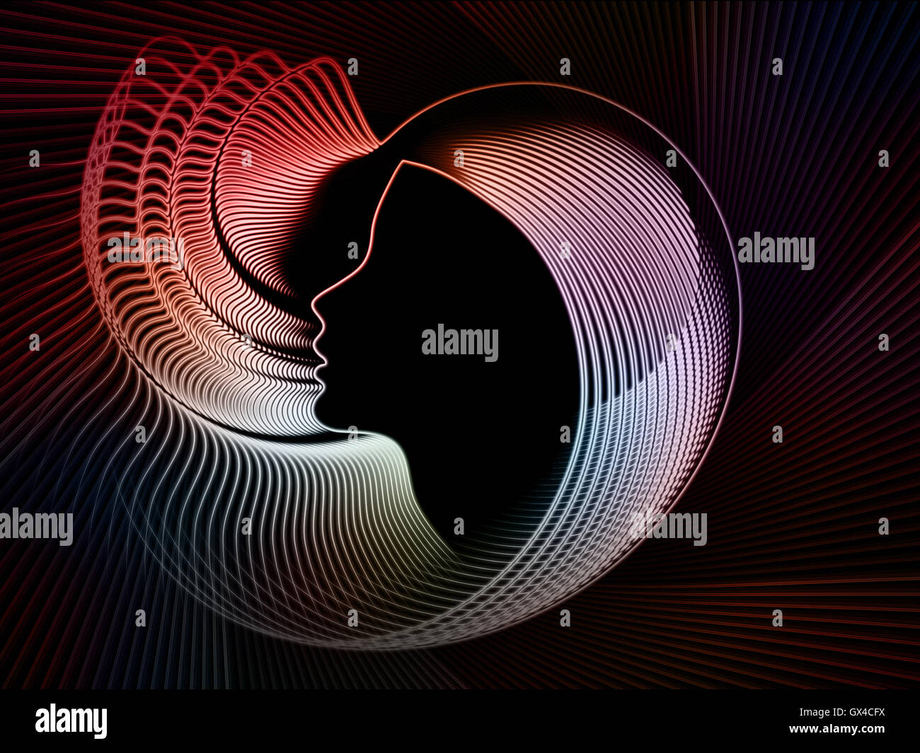 Paths of Soul Geometry Stock Photo - Alamy