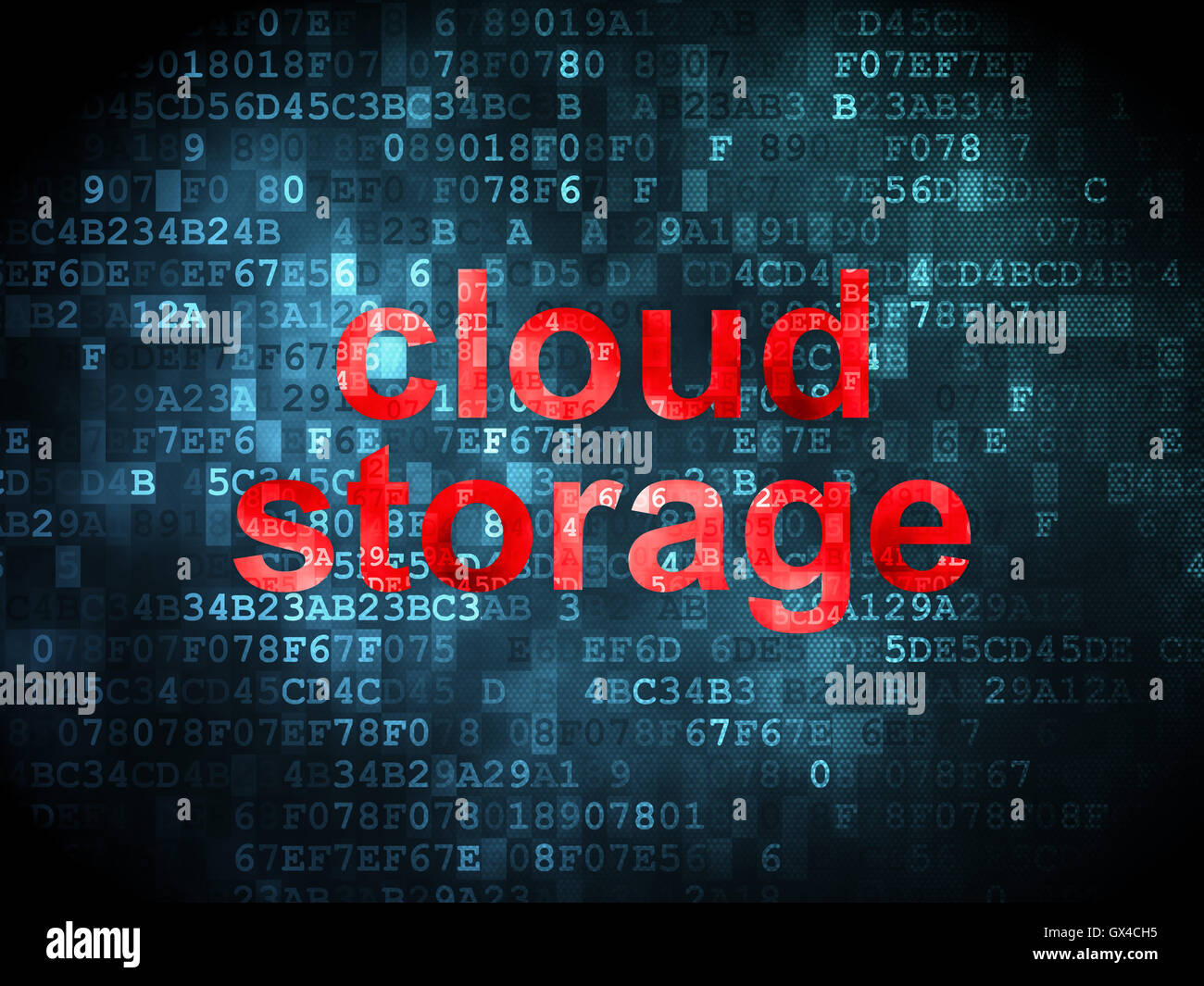 Networking concept: Cloud Storage on digital background Stock Photo - Alamy