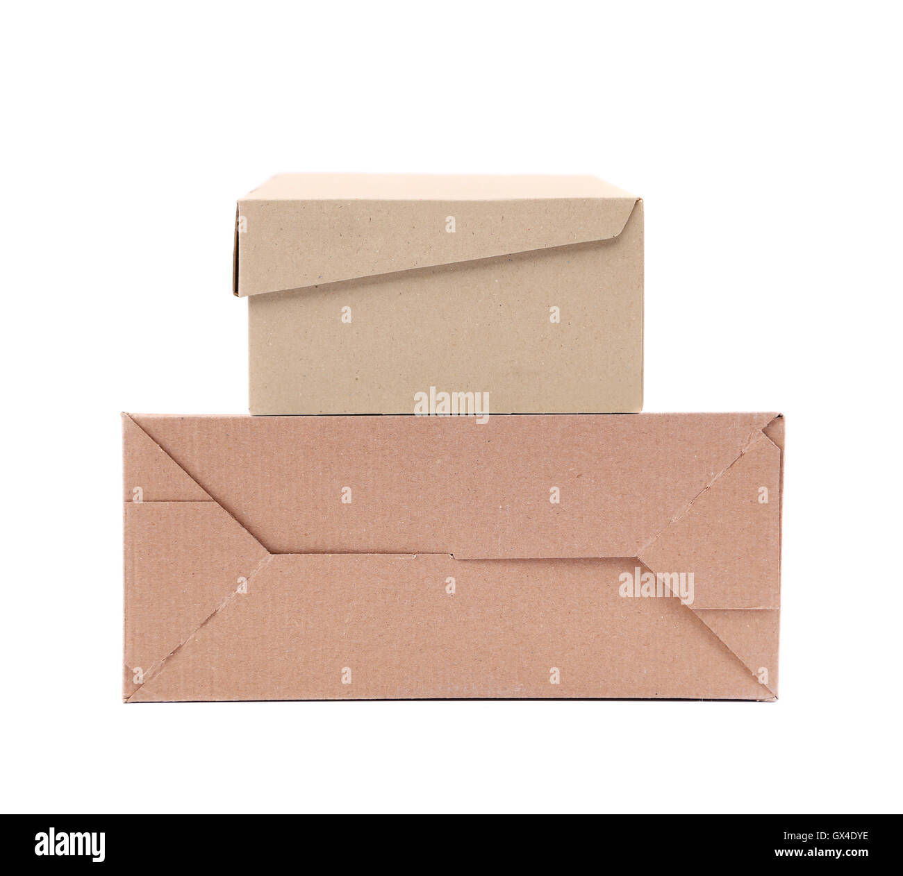 Two carton boxes Stock Photo - Alamy