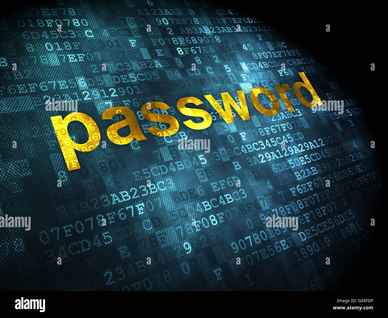 Privacy concept: Password on digital background Stock Photo - Alamy
