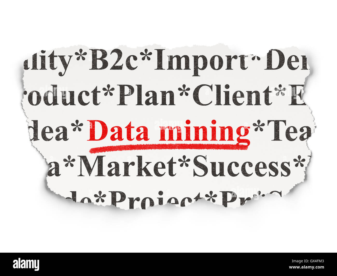 Data concept: Data Mining on Paper background Stock Photo - Alamy