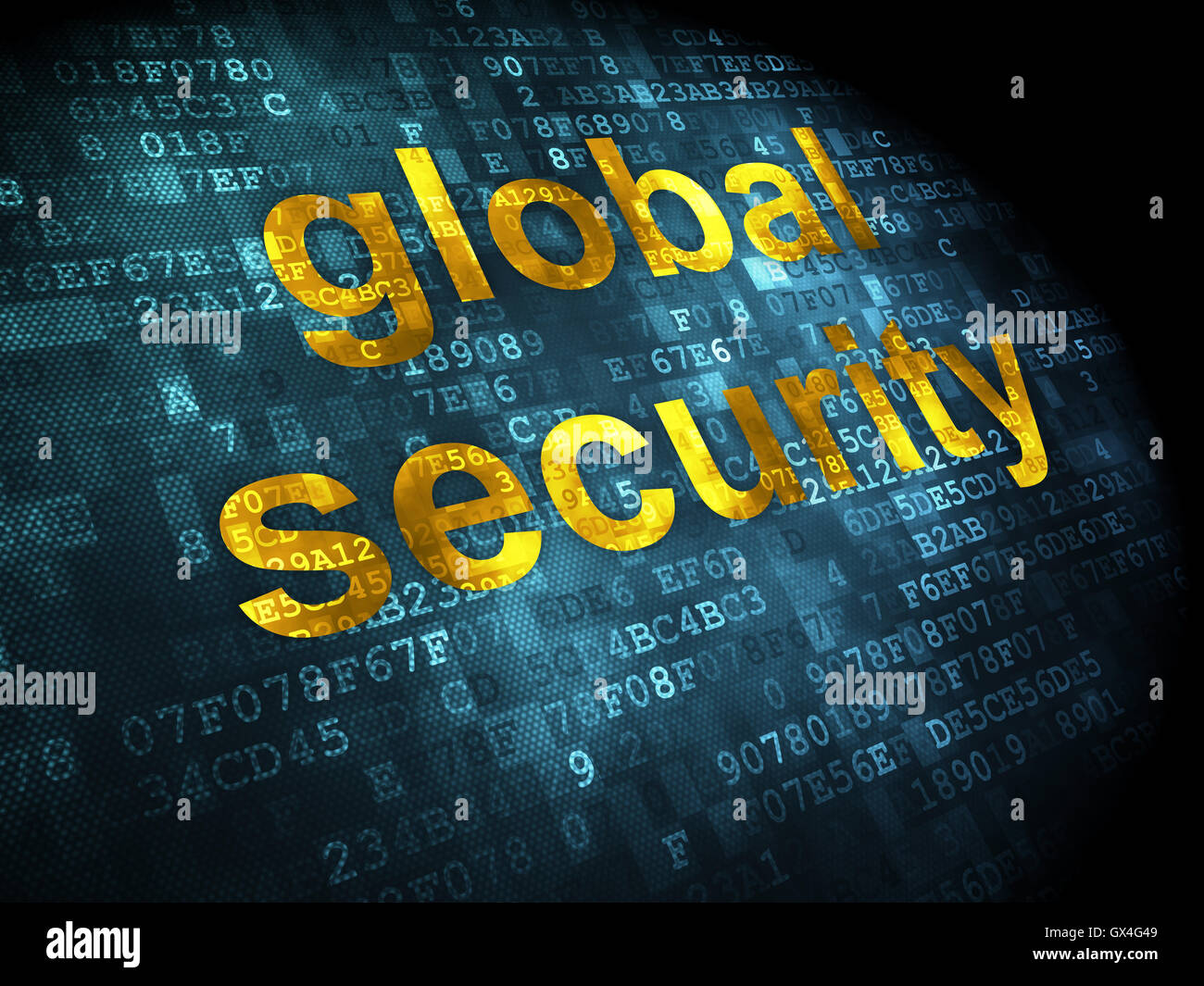 Protection concept: Global Security on digital background Stock Photo ...