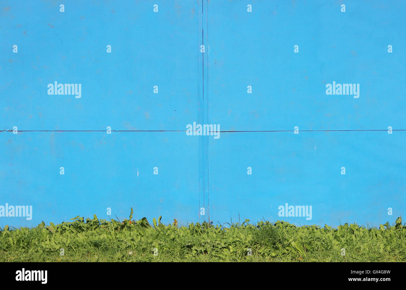 Abstract detailed blue metal wall background texture of sheet metal ...