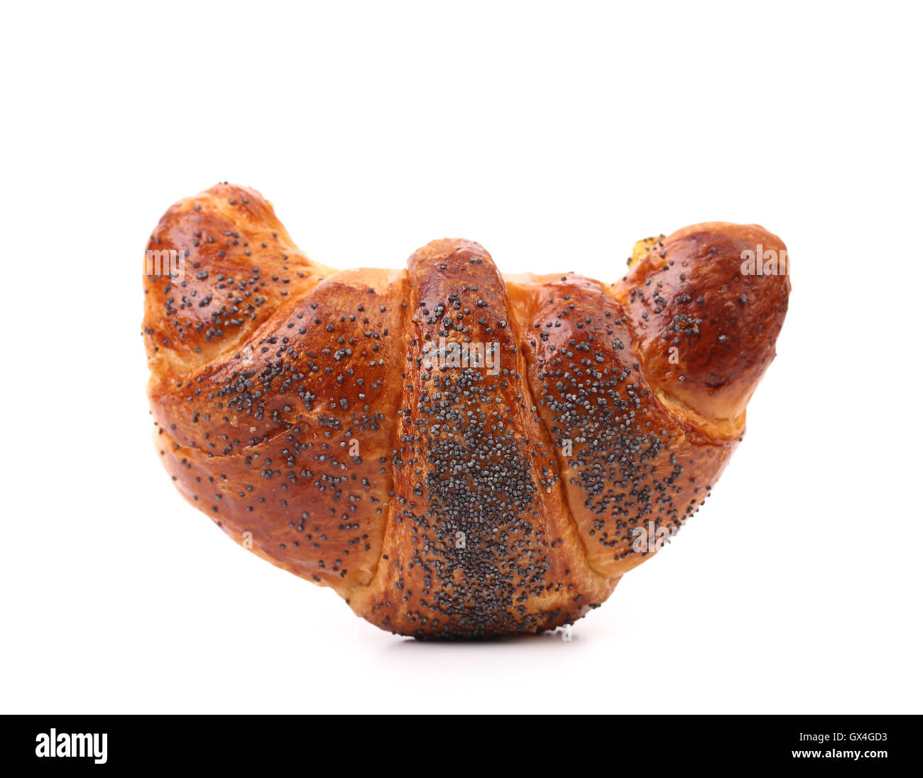 Appetizing croissant with poppy Stock Photo - Alamy