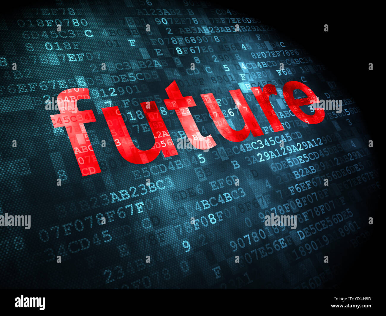 Timeline concept: Future on digital background Stock Photo - Alamy