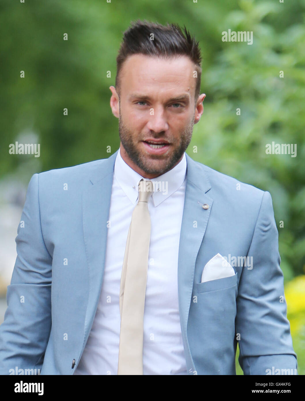 Calum Best outside ITV Studios Featuring: Calum Best Where: London ...