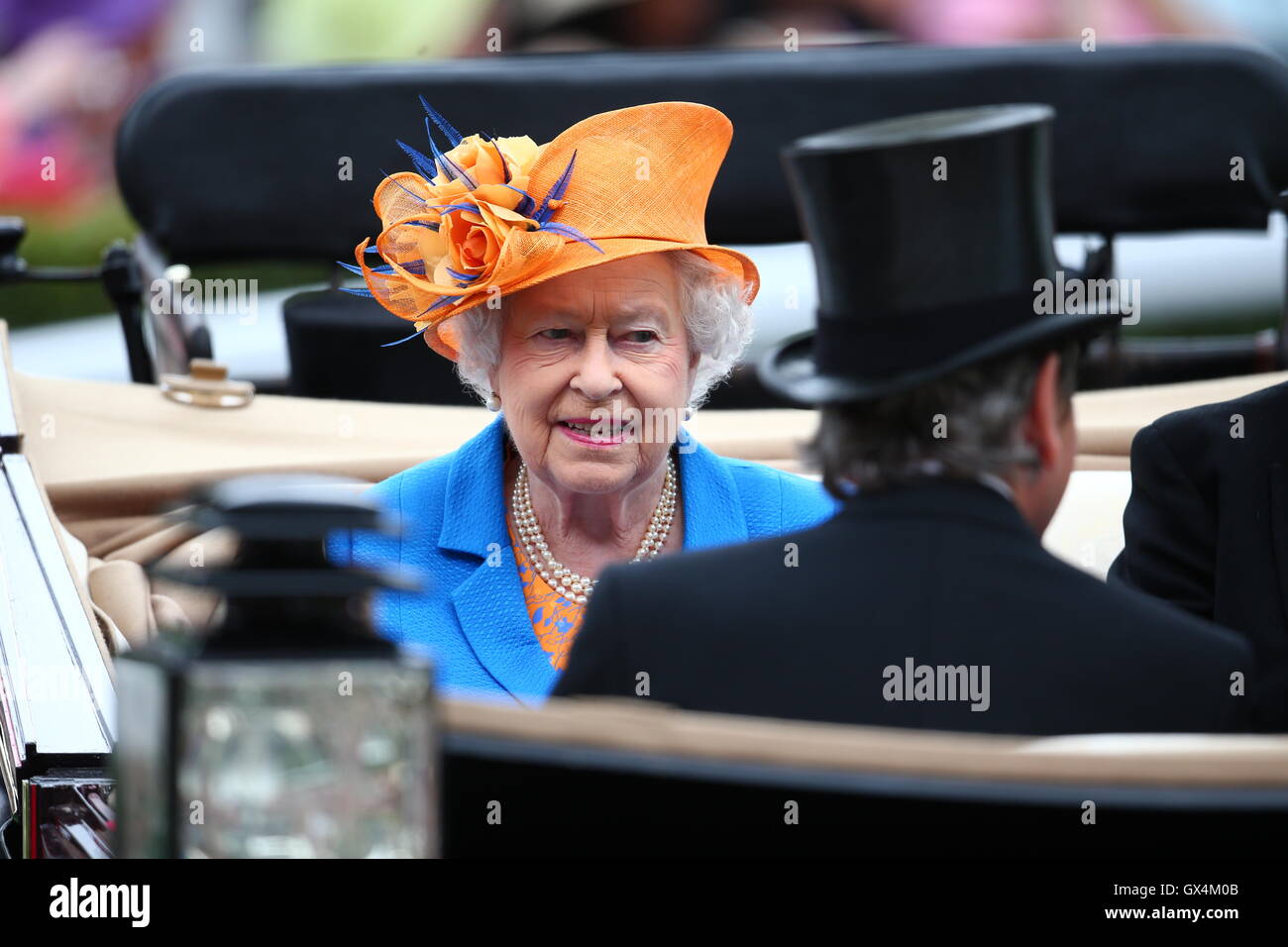 Royal Ascot held at Ascot Racecourse - Day 3 Featuring: Queen Elizabeth ...