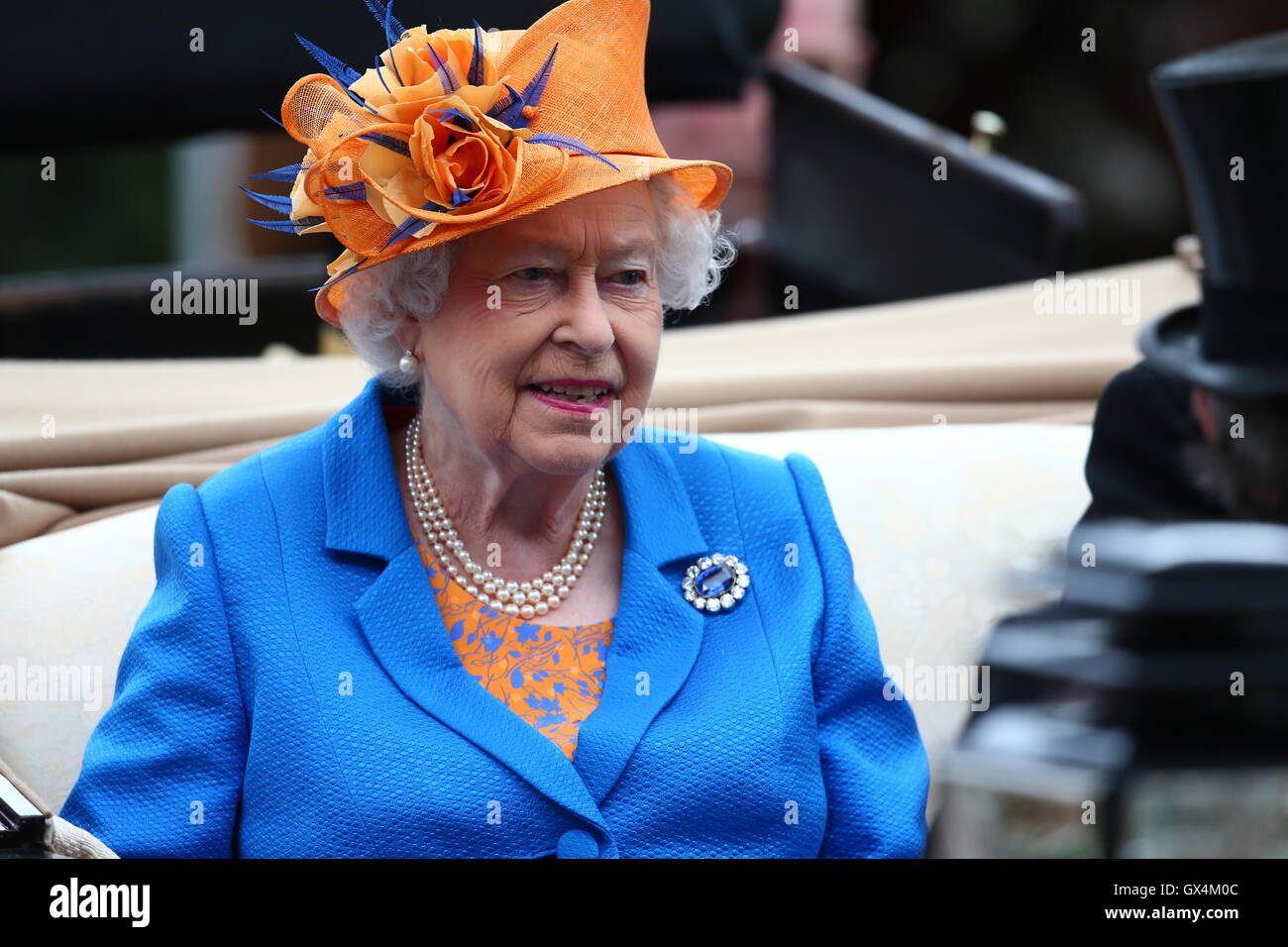 Royal Ascot held at Ascot Racecourse - Day 3 Featuring: Queen Elizabeth ...