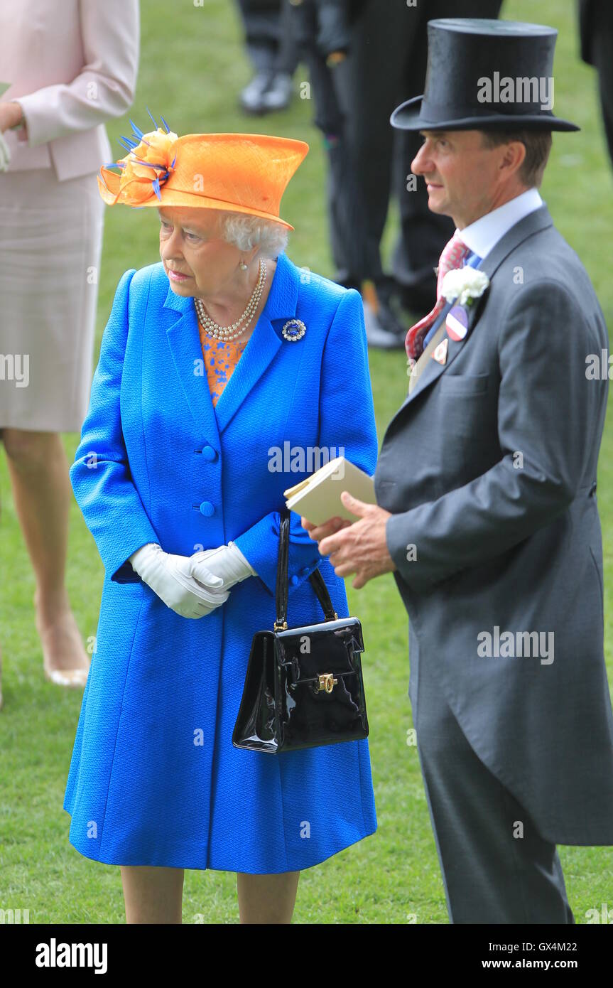 Royal Ascot held at Ascot Racecourse - Day 3 Featuring: Queen Elizabeth ...