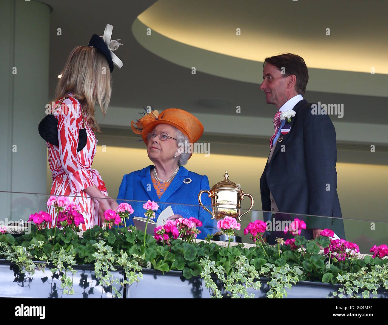 Royal Ascot held at Ascot Racecourse - Day 3 Featuring: Queen Elizabeth ...