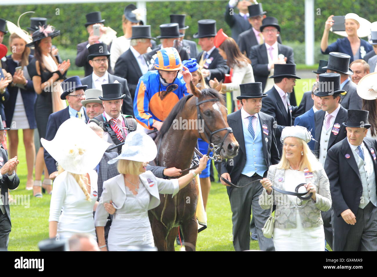 Royal Ascot held at Ascot Racecourse - Day 3 Featuring: Order Of St ...