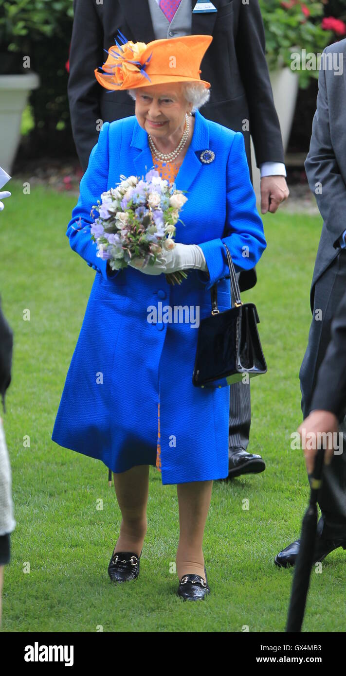 Royal Ascot held at Ascot Racecourse - Day 3 Featuring: Queen Elizabeth ...