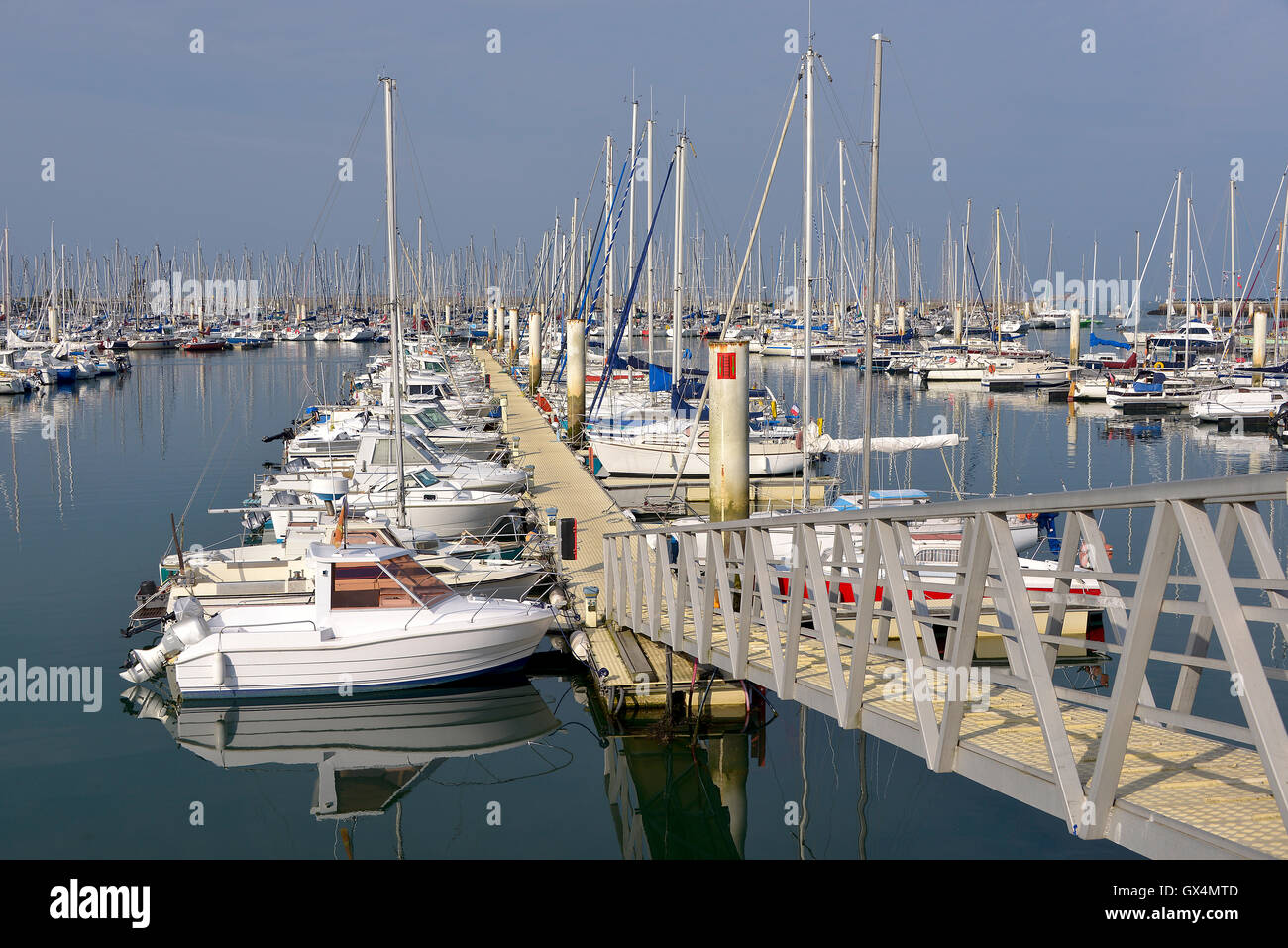 Port of Cherbourg in France Stock Photo - Alamy