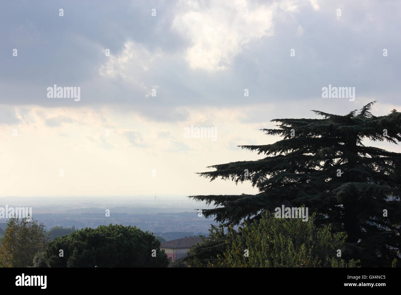 a beautiful view of the panorama from Frascati, Italy Stock Photo - Alamy