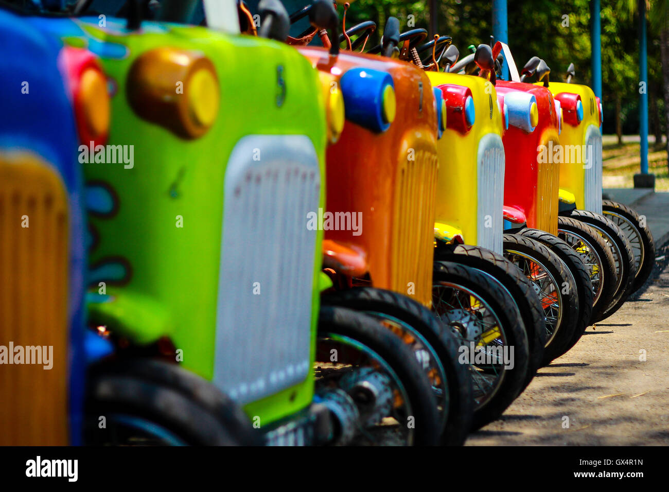 colorful toy car Stock Photo - Alamy