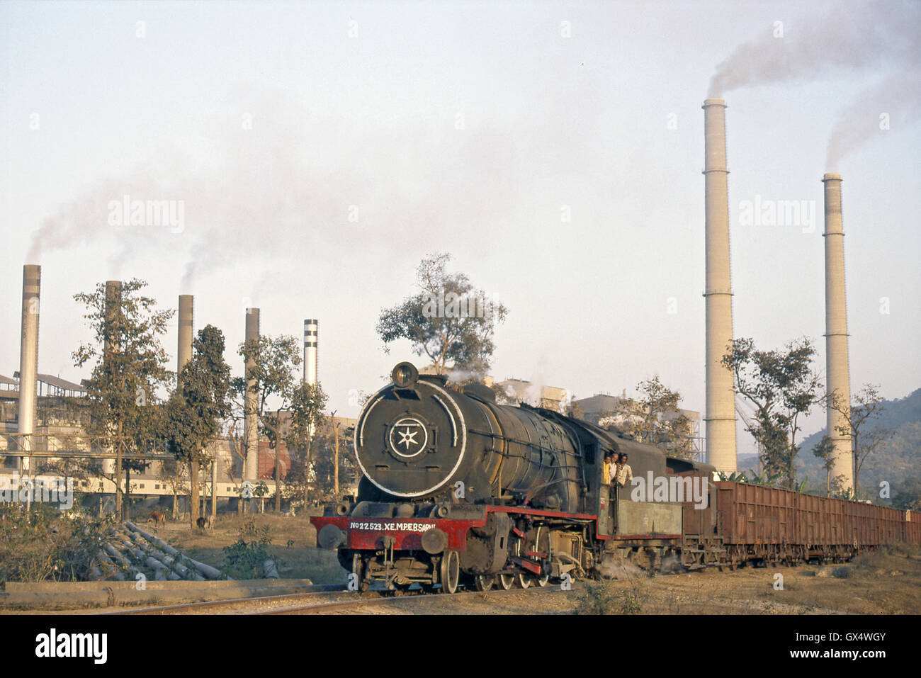 Indian steam railway hi-res stock photography and images - Alamy