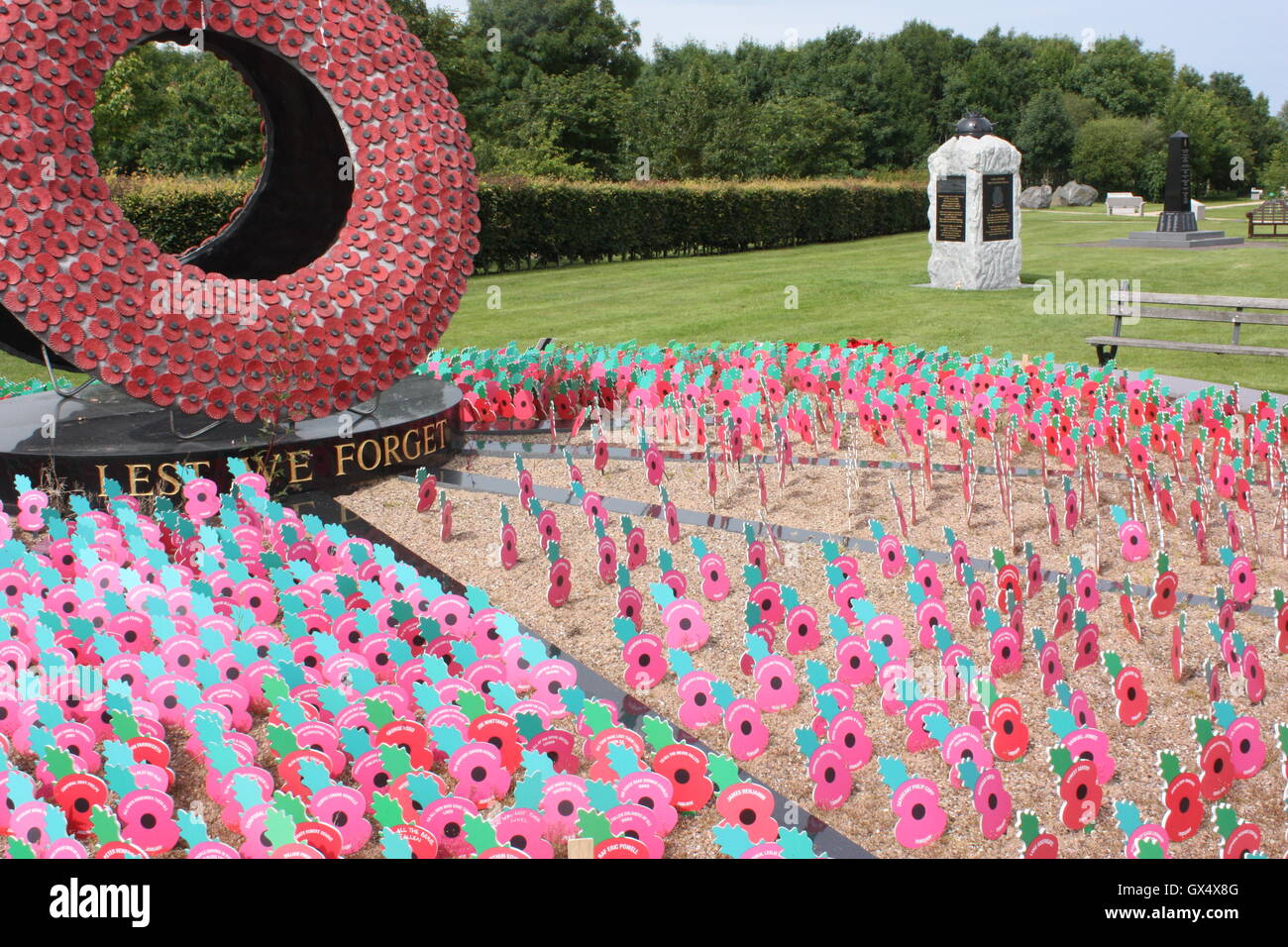 The new Never Forget memorial unveiled by the British Legion at the ...