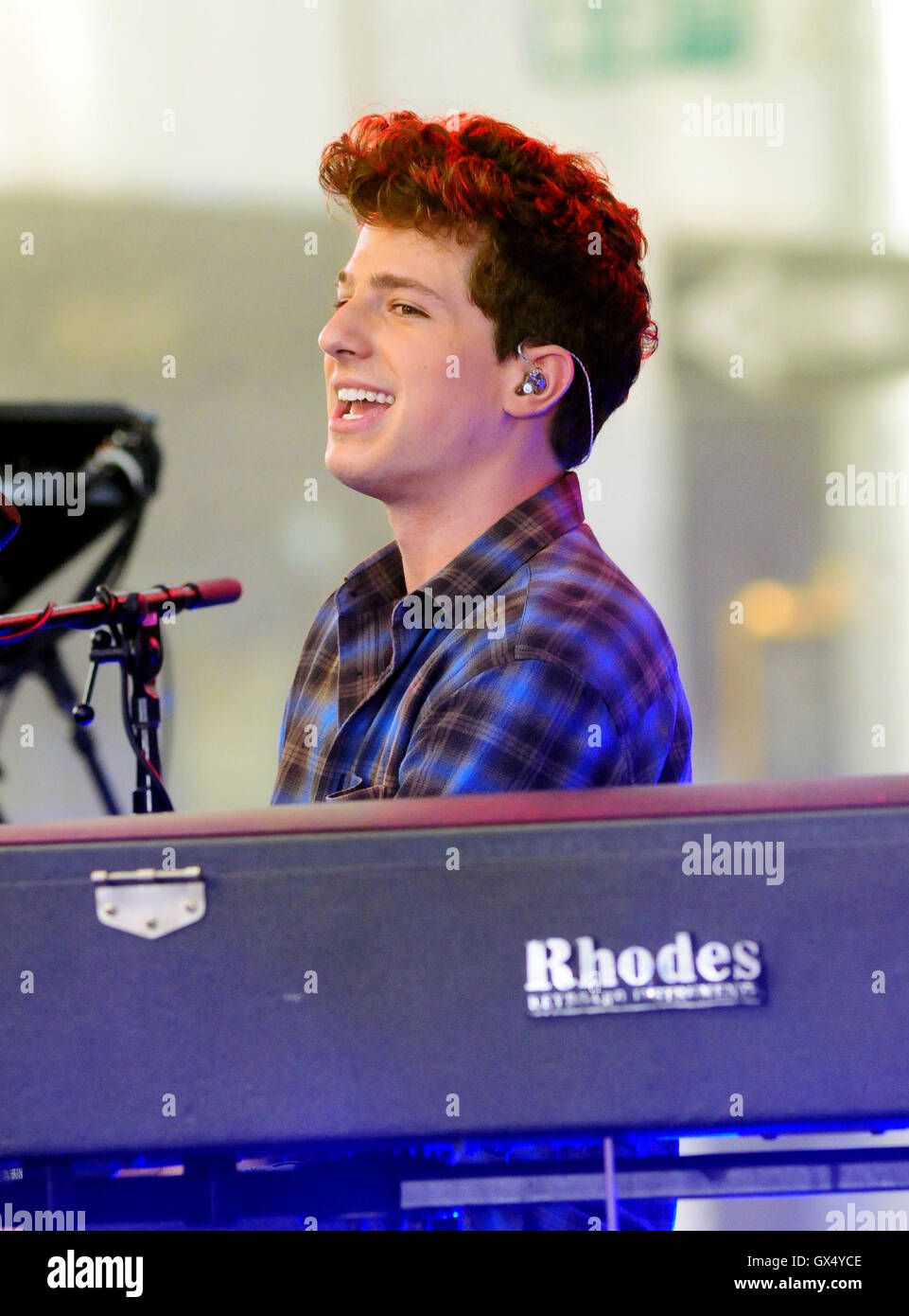 Charlie Puth performs live on the Today Show Featuring: Charlie Puth ...