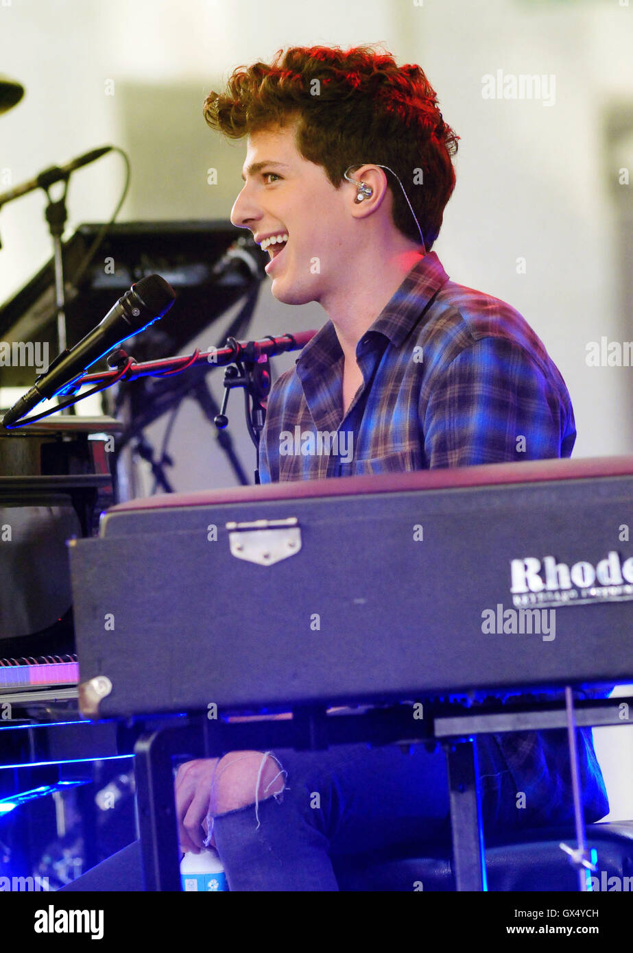 Charlie Puth performs live on the Today Show Featuring: Charlie Puth ...