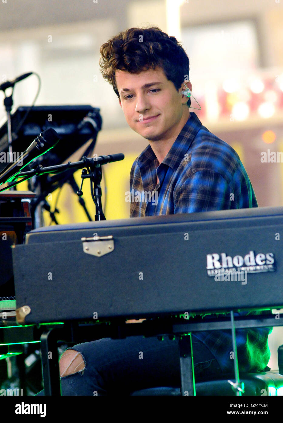 Charlie Puth performs live on the Today Show Featuring: Charlie Puth ...