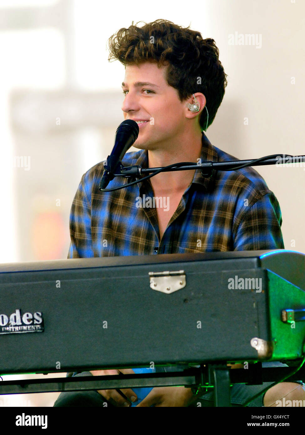 Charlie Puth performs live on the Today Show Featuring: Charlie Puth ...