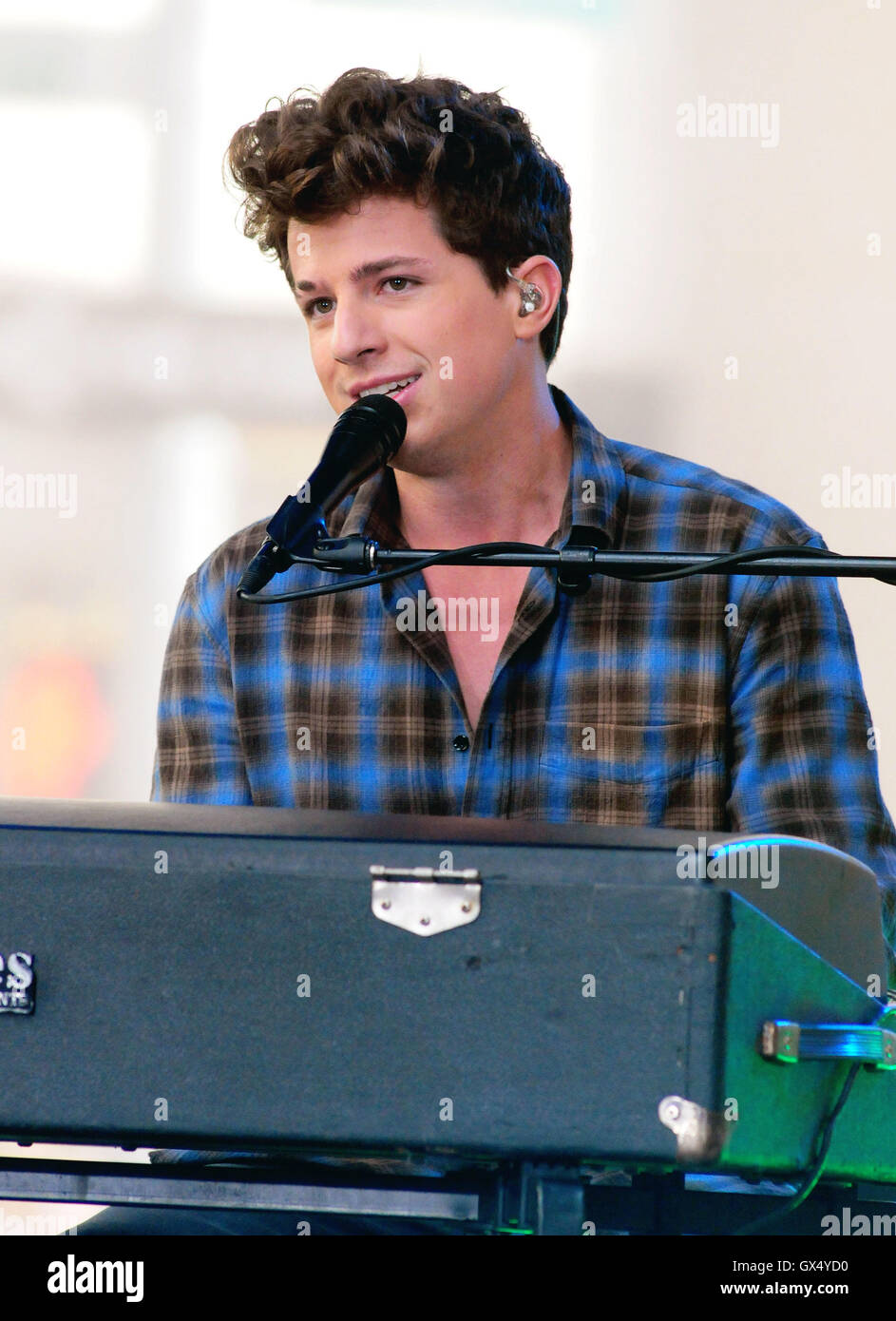 Charlie Puth performs live on the Today Show Featuring: Charlie Puth ...