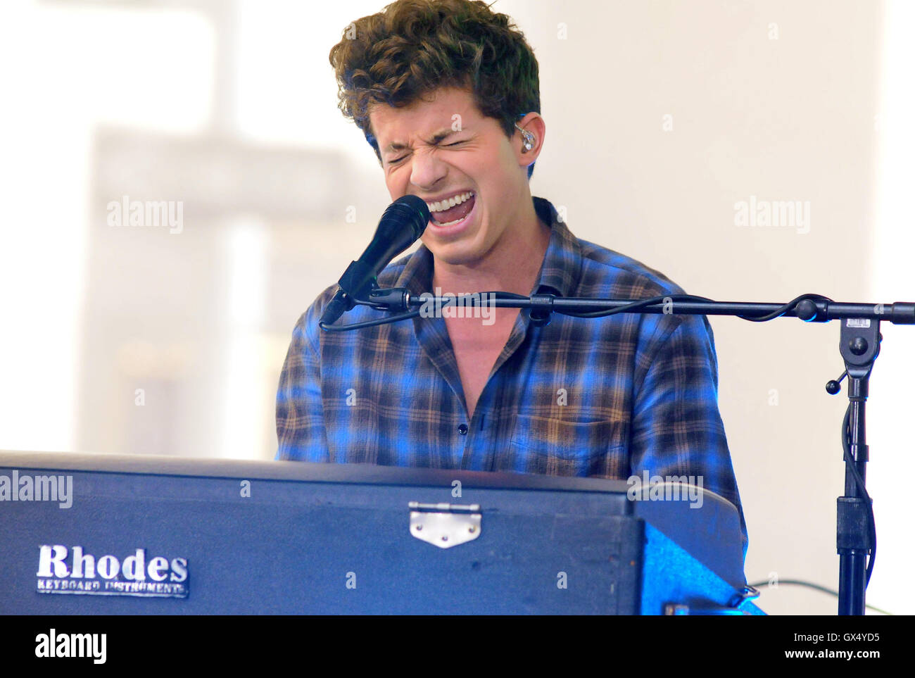 Charlie Puth performs live on the Today Show Featuring: Charlie Puth ...