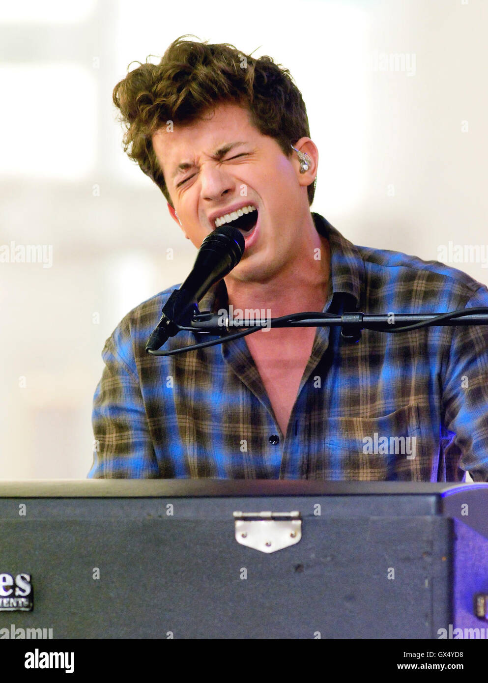 Charlie Puth performs live on the Today Show Featuring: Charlie Puth ...