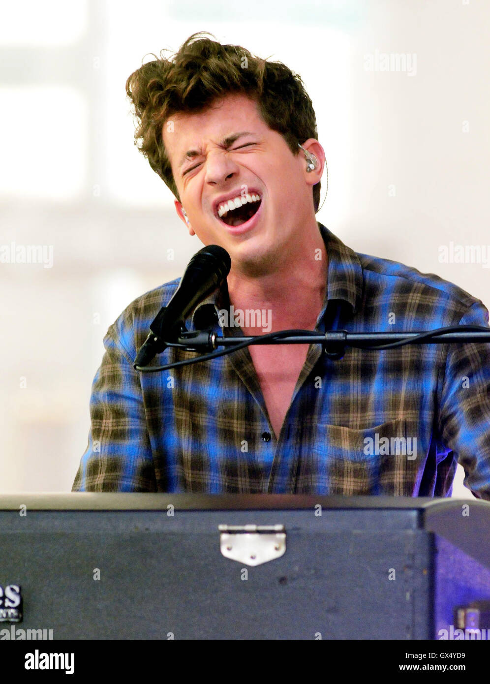 Charlie Puth performs live on the Today Show Featuring: Charlie Puth ...