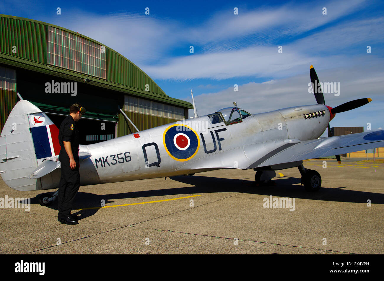 Vickers Supermarine Spitfire LF IXe MK356 Stock Photo - Alamy