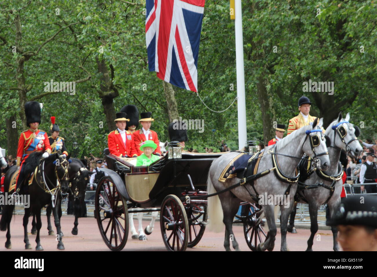 Trooping the Colour 2016 Stock Photo - Alamy
