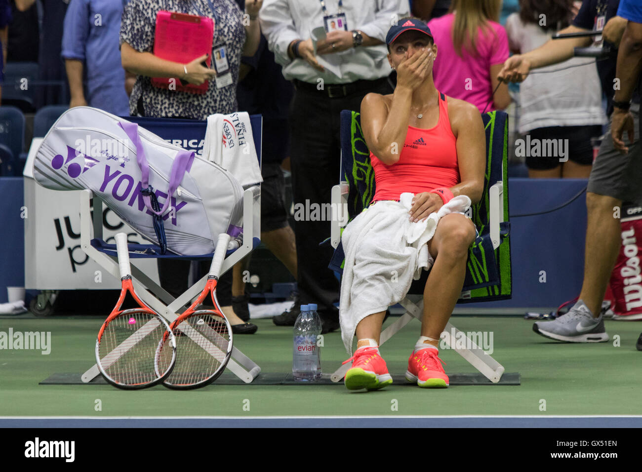 Action female tennis player professional tennis player reaction winner ...